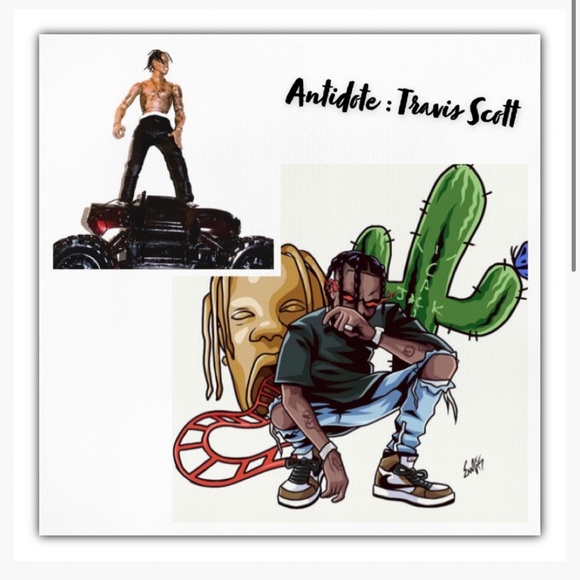Other | Travis Scott Cartoon Rodeo Album Cover Canvas | Poshmark